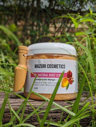 Pomegranate Mango Body Scrub – Wazuri Cosmetics